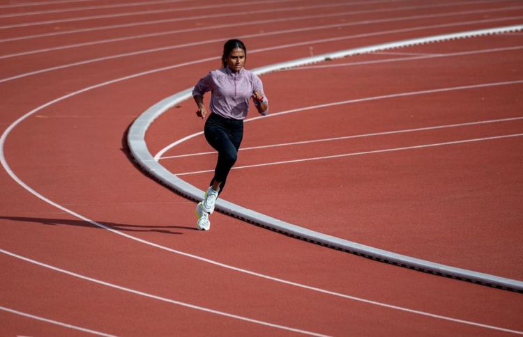 Shamha breaks 5000 meter record once again after 2 weeks