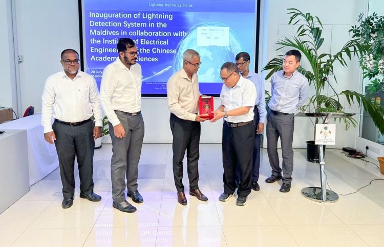 Lightning detection system installed in Maldives